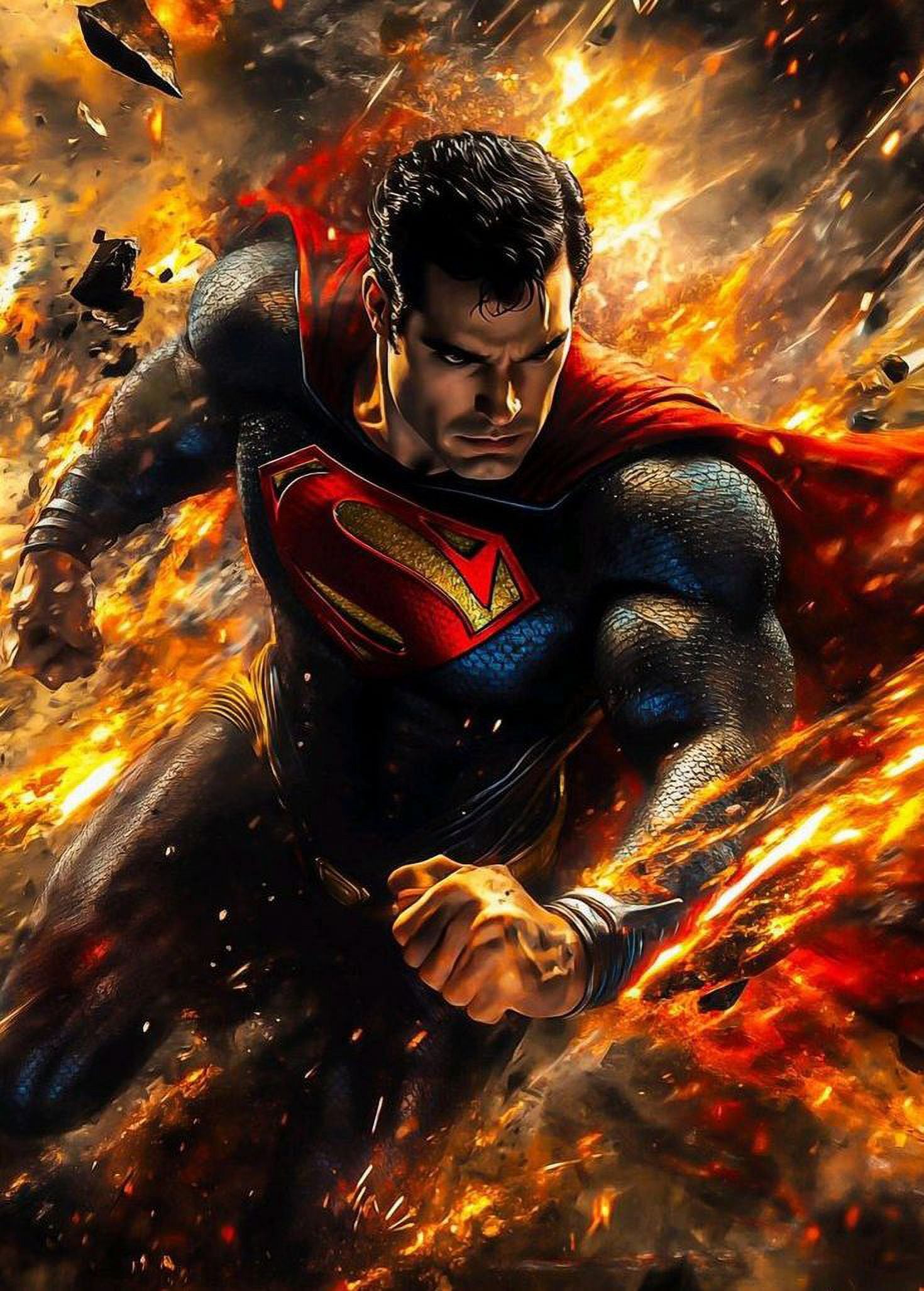 Superman Diamond Art Painting Kits - Full Drill Diamond Dots Paintings ...