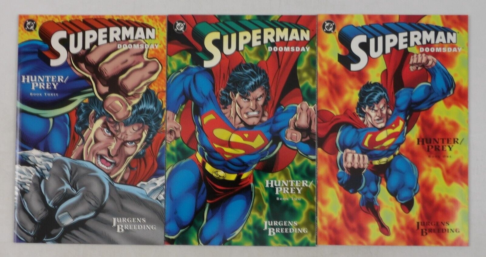 Superman/Doomsday: Hunter/Prey #1-3 VF/NM complete series Dan Jurgens ...