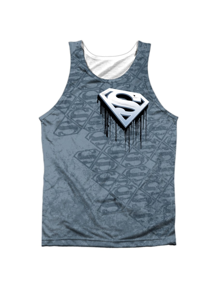 Superman Drip And Repeat Officially Licensed Sublimation Adult Tank Top ...