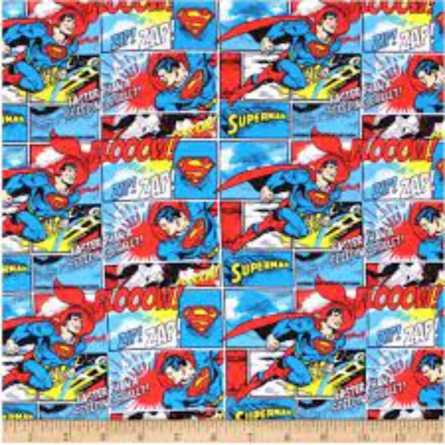 Superman Flannel Fabric - Walmart.com