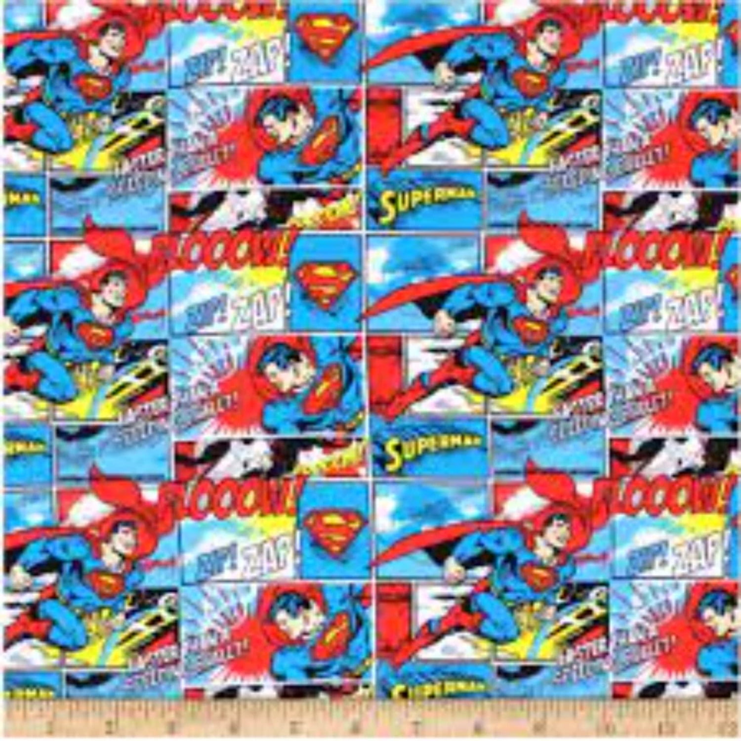 Superman Flannel Fabric - Walmart.com