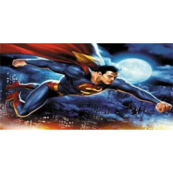 Superman Logo License Plate