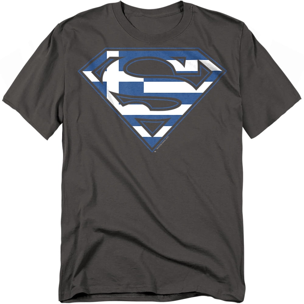 Superman T-Shirt Greek Shield Unisex Graphic Tee For Men & Women ...