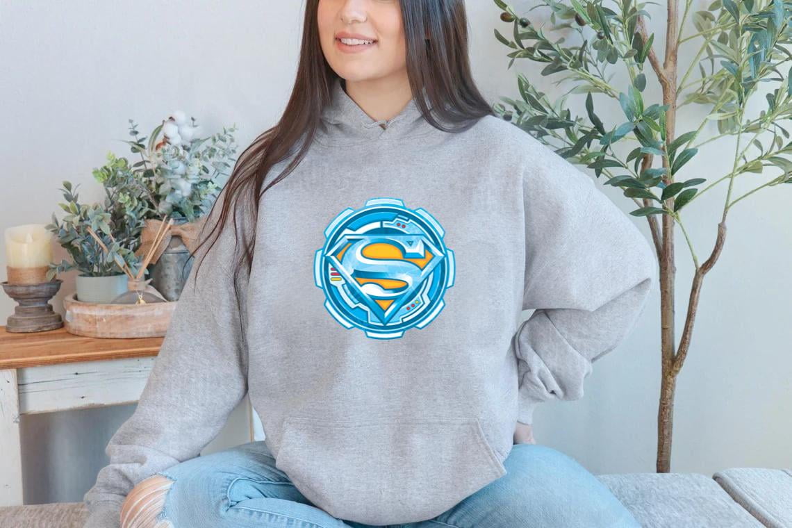 Superman Hoodie Comic Book Hero Of Justice Scene Fan Graphic, for men ...