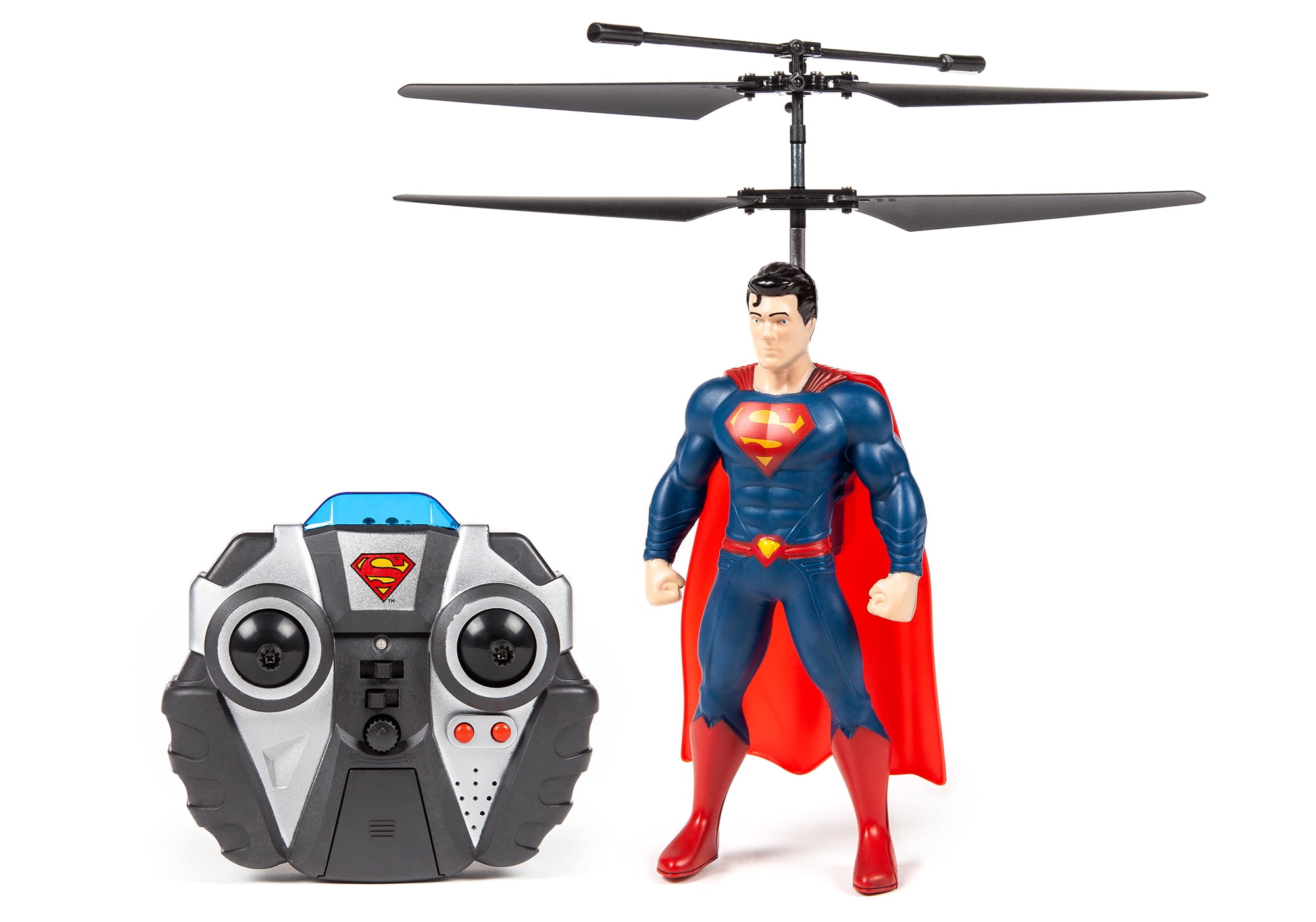 Superman Toy Helicopter: IR Remote Control Flying Superhero Figure ...