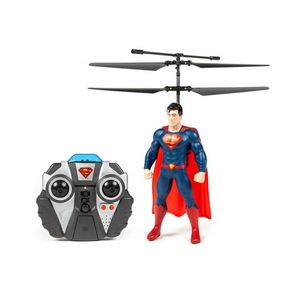 Superman Toy Helicopter: IR Remote Control Flying Superhero Figure ...