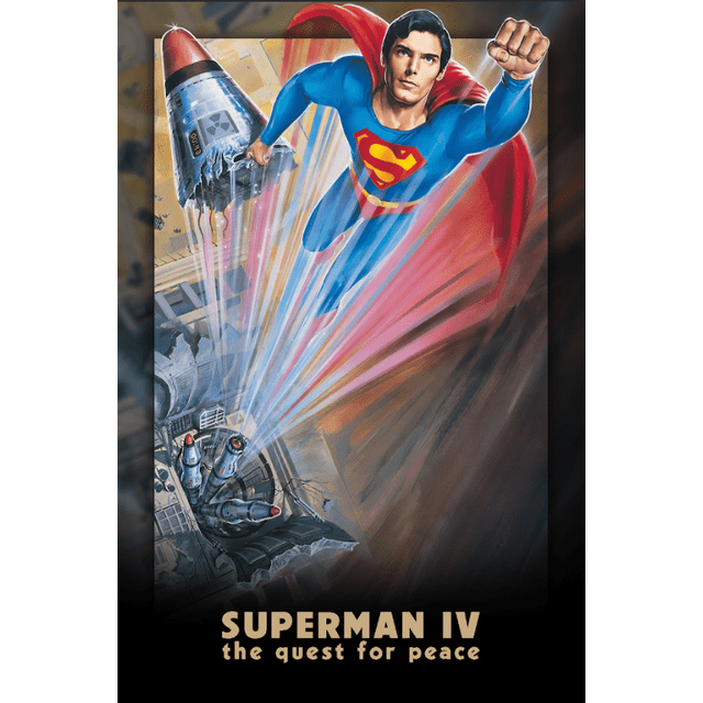 Superman IV: The Quest for Peace (1987) 24x36 Movie Poster, Christopher Reeve - Walmart.com