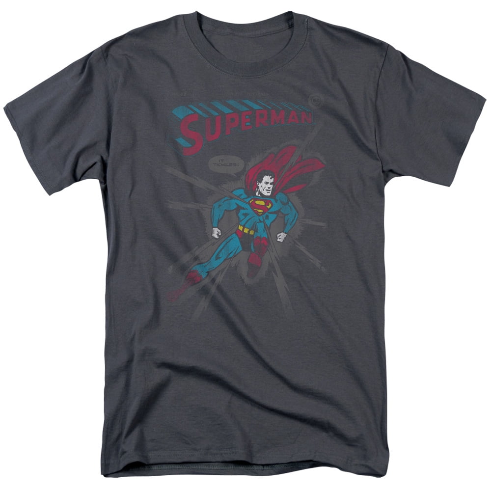 Superman It Tickles Officially Licensed Adult T Shirt - Walmart.com