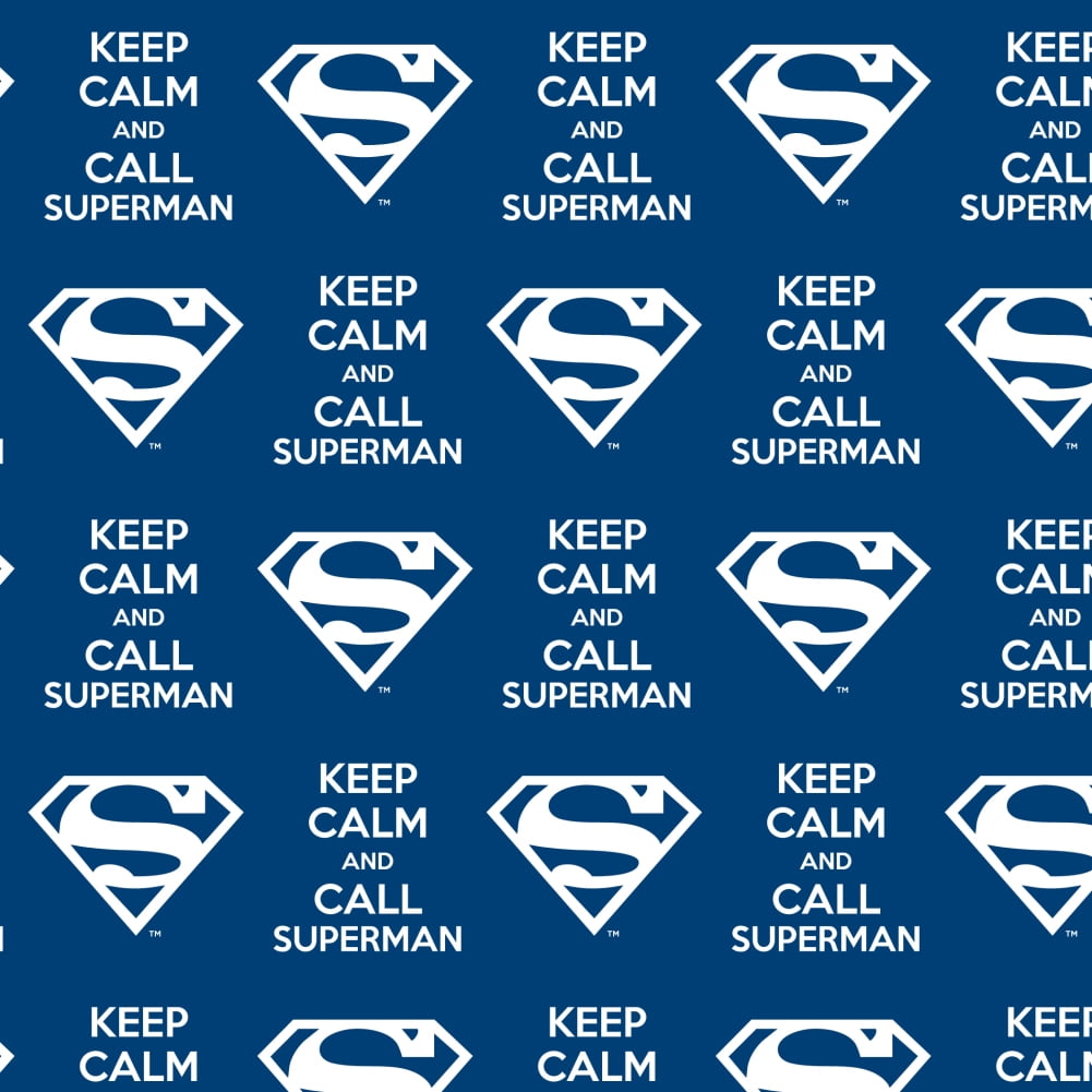 Superman Keep Calm and Call Premium Roll Gift Wrap Wrapping Paper ...