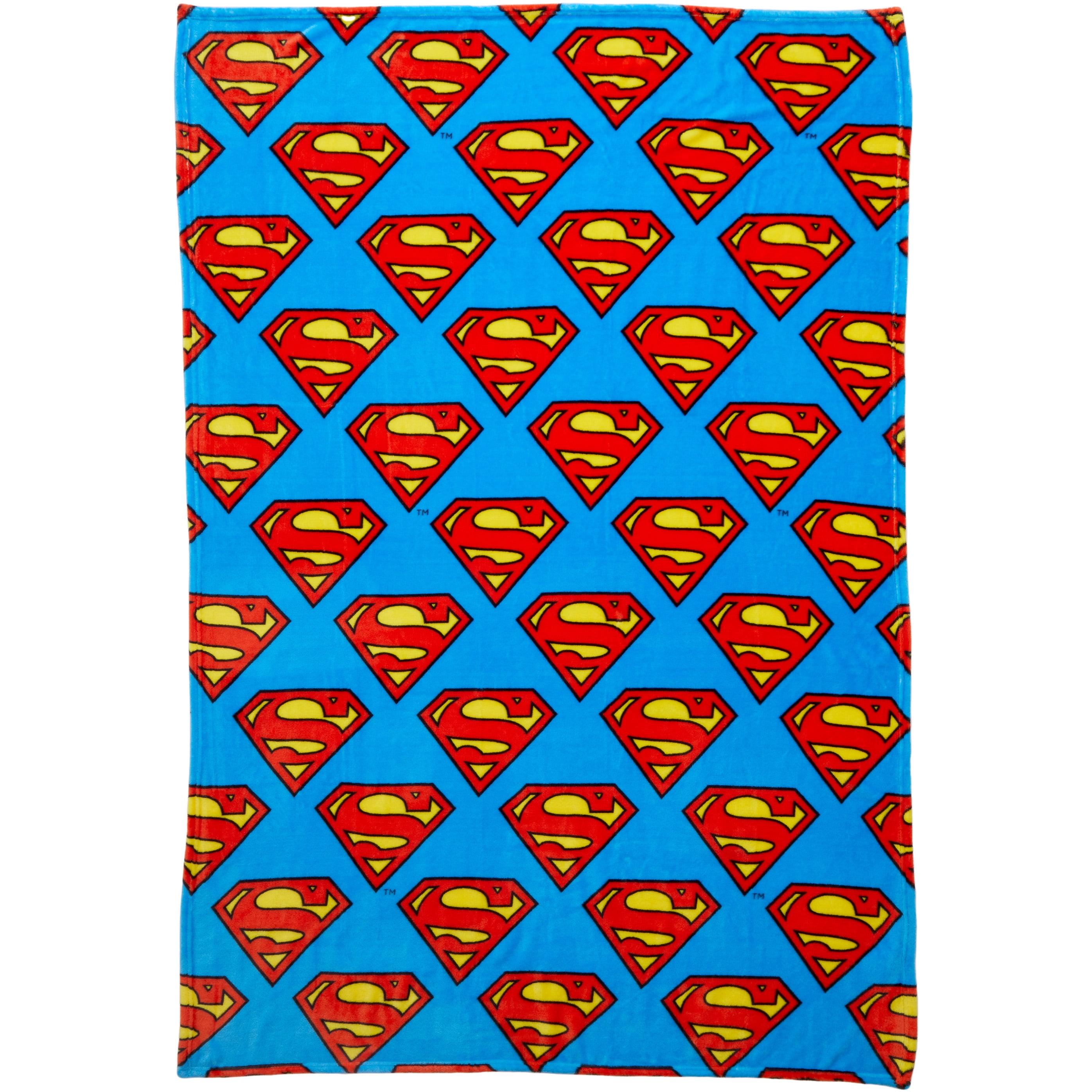 Superman Kids Silky Soft Superhero Plush Throw Blanket, 50 x 70 ...