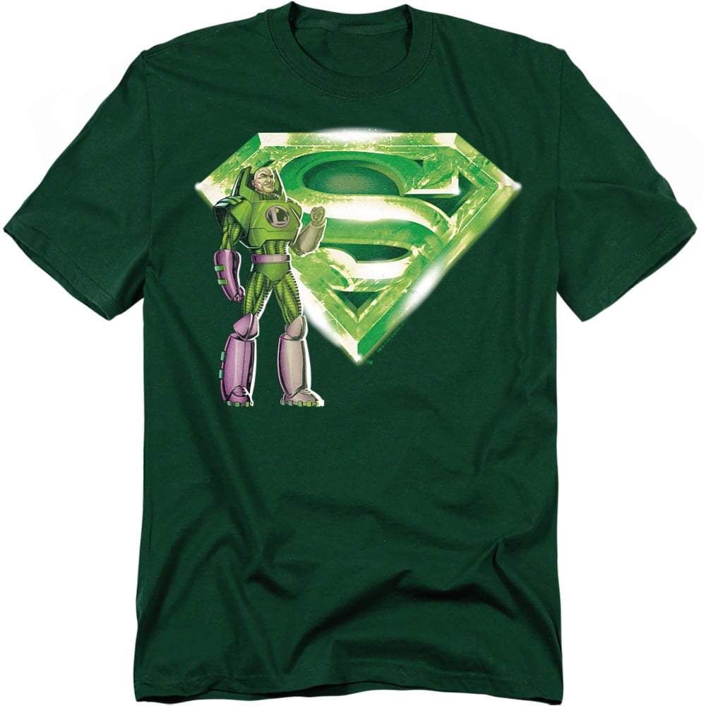 Superman T-Shirt Lex & Kryptonite Logo Unisex Graphic Tee For Men ...