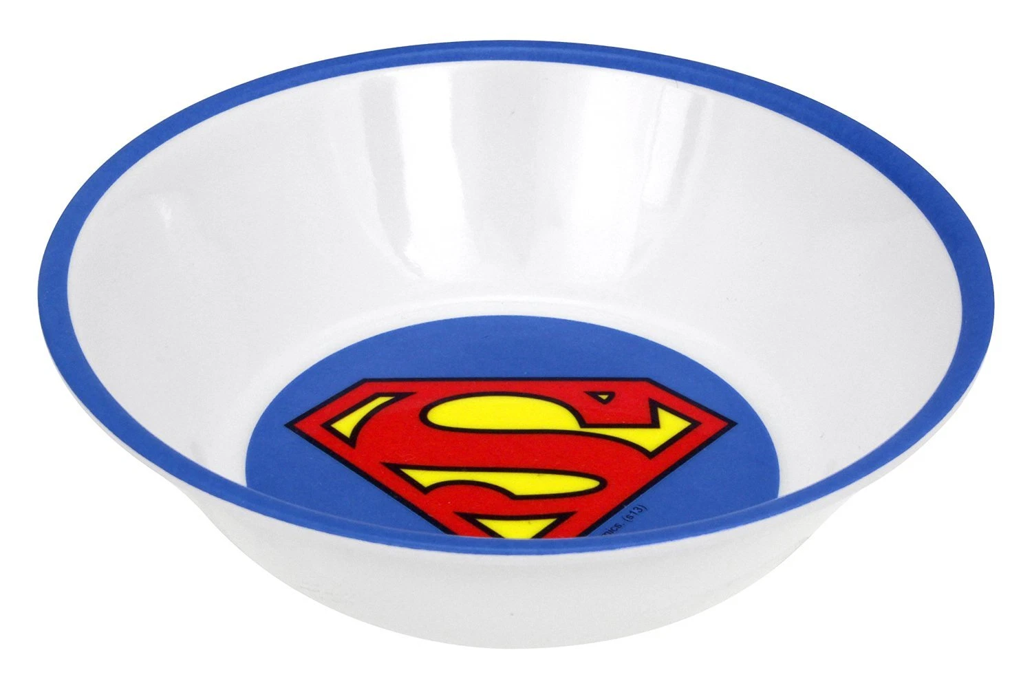 Superman Logo 4Pc Warner Bros Dc Comics Soup Cereal Party Man Of Steel ...