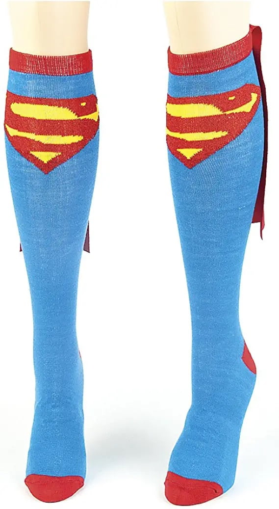 Superman Logo Juniors blue Knee High Cape Socks for Women - Walmart.com