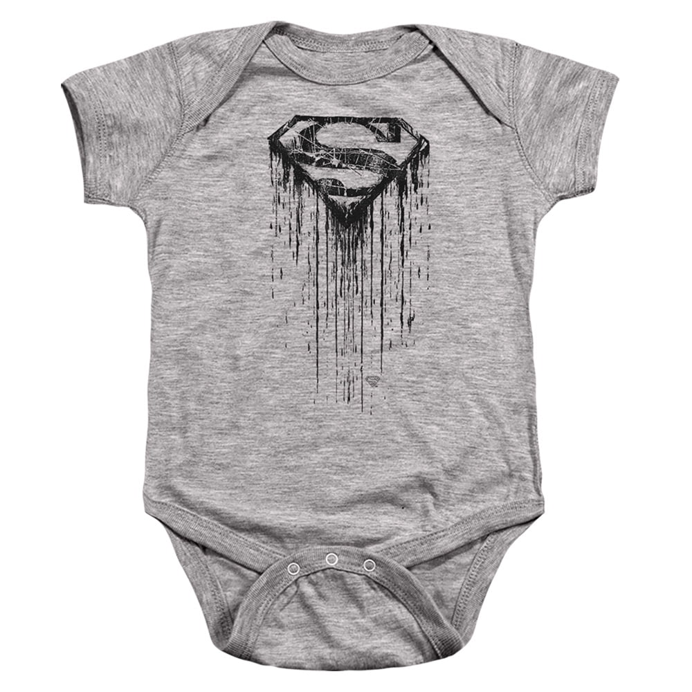 Superman - Logo Paint 2 Unisex Infant Snap Suit for Baby (6 Months ...