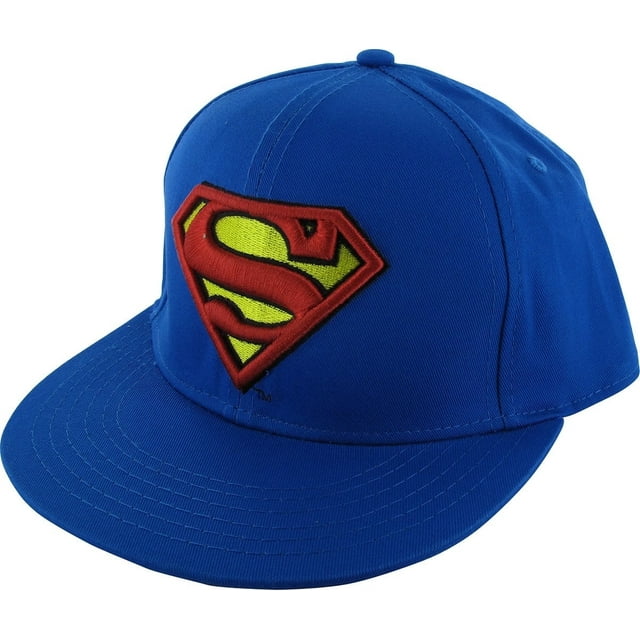 Superman Logo Visor Symbols Snapback Hat - Walmart.com