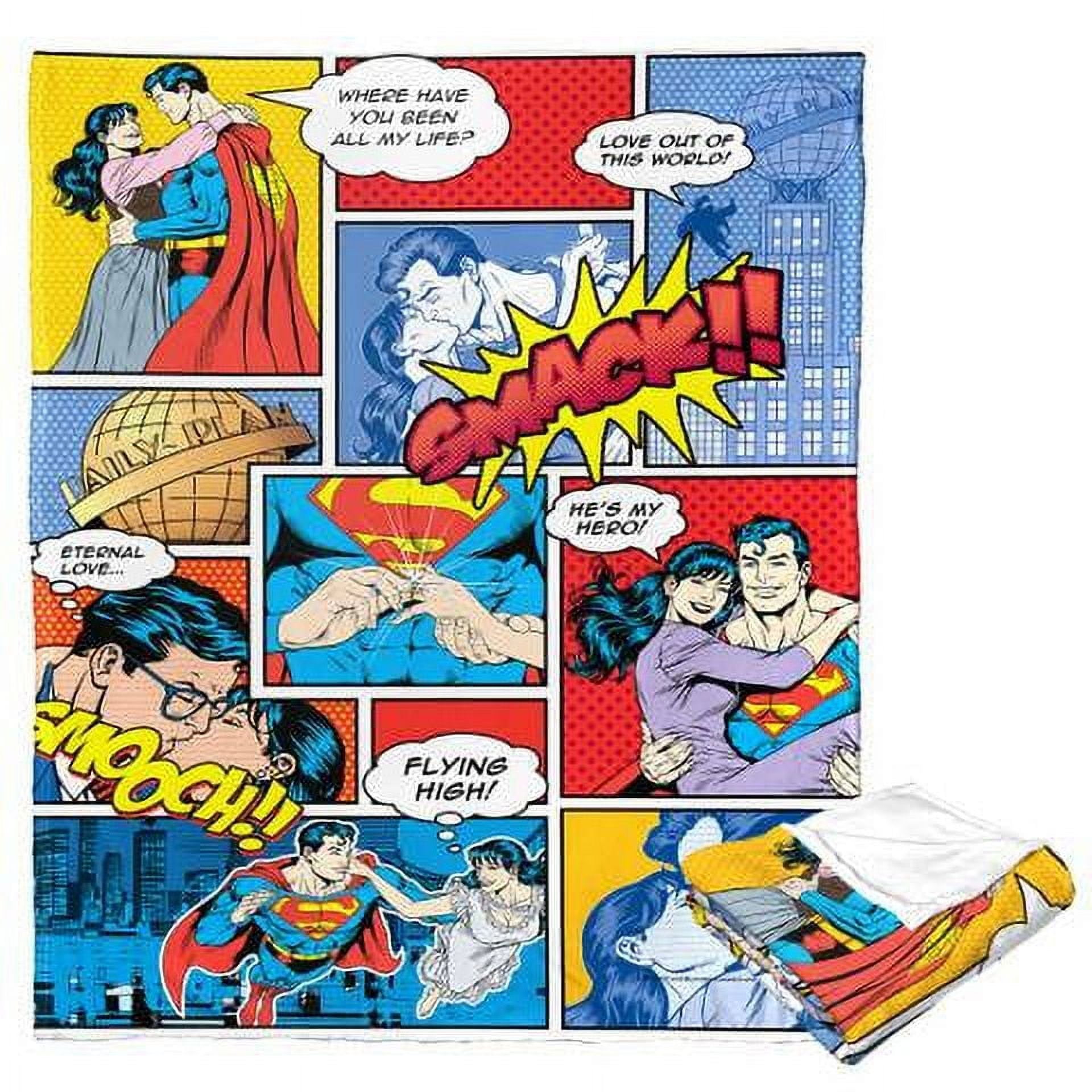 Superman Lois and Superman Warner Bros Kids Silk Touch Throw Blanket ...