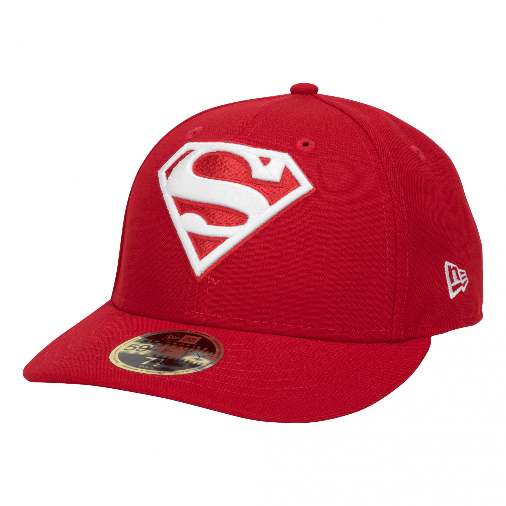 Superman Low Profile Red New Era 59Fifty Fitted Hat-8 Fitted - Walmart.com