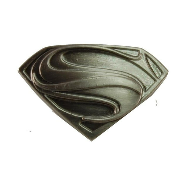 Superman Man of Steel Logo Pewter Lapel Pin - Walmart.com
