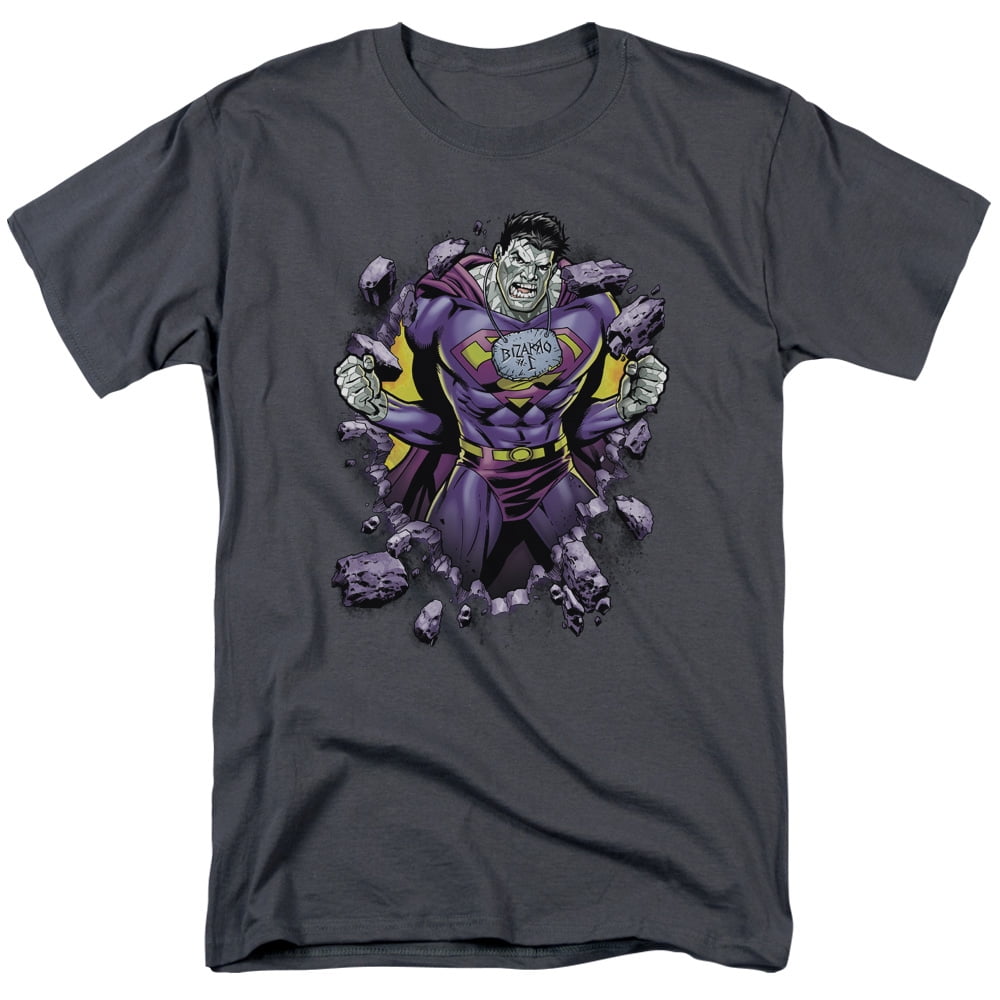 Superman Men's Bizzaro Breakthrough T-shirt Grey - Walmart.com
