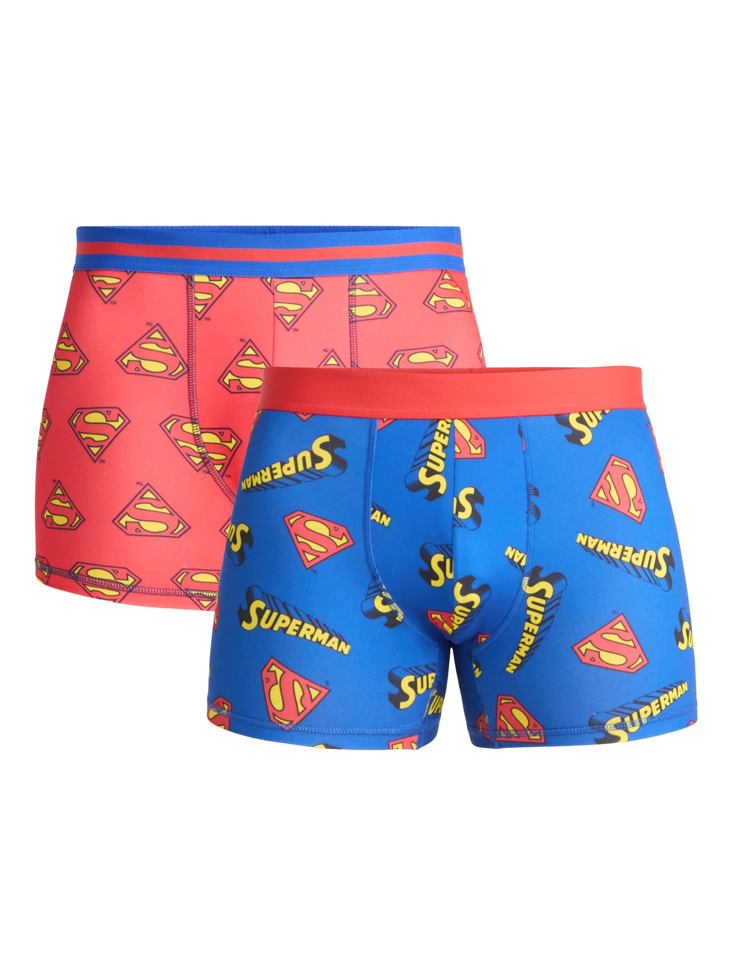 Superman Men's Boxer Briefs, 2-Pack, Sizes S-2XL - Walmart.com