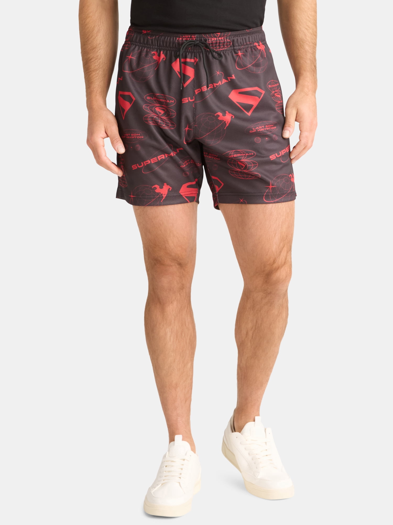 Superman Men's and Big Men's Graphic Mesh Shorts, Sizes S-3XL - Walmart.com