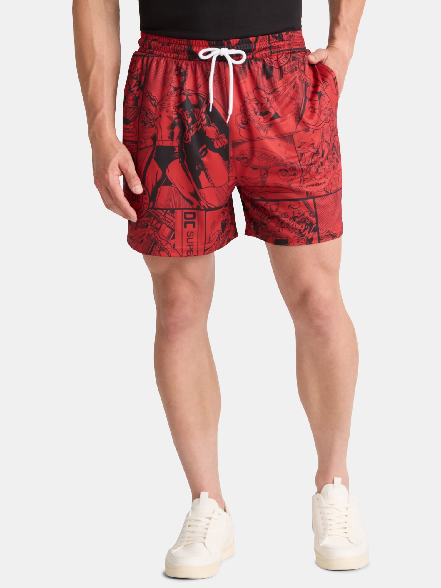 Superman Men's and Big Men's Graphic Mesh Shorts, Sizes S-3XL - Walmart.com