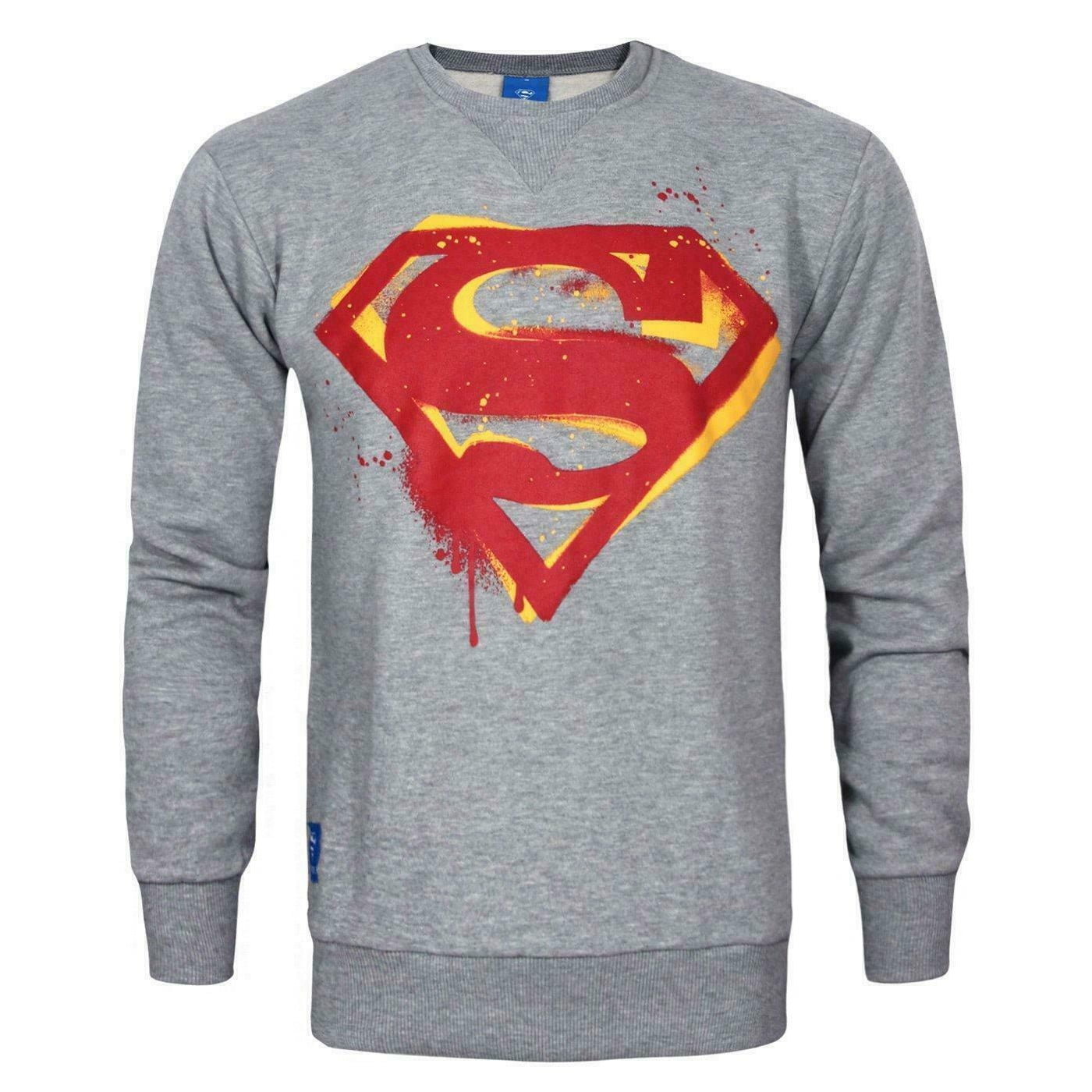 Superman Mens Stencil Sweatshirt - Walmart.com
