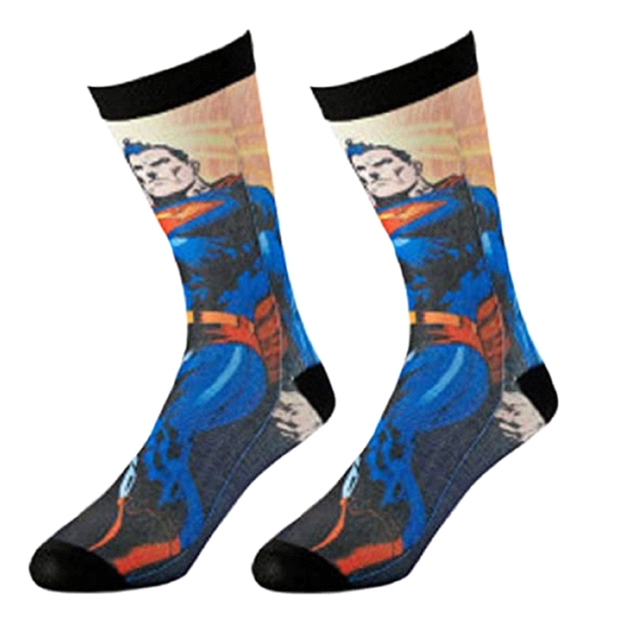 Superman Mens' Sublimated Crew Socks 1 Pair - Walmart.com