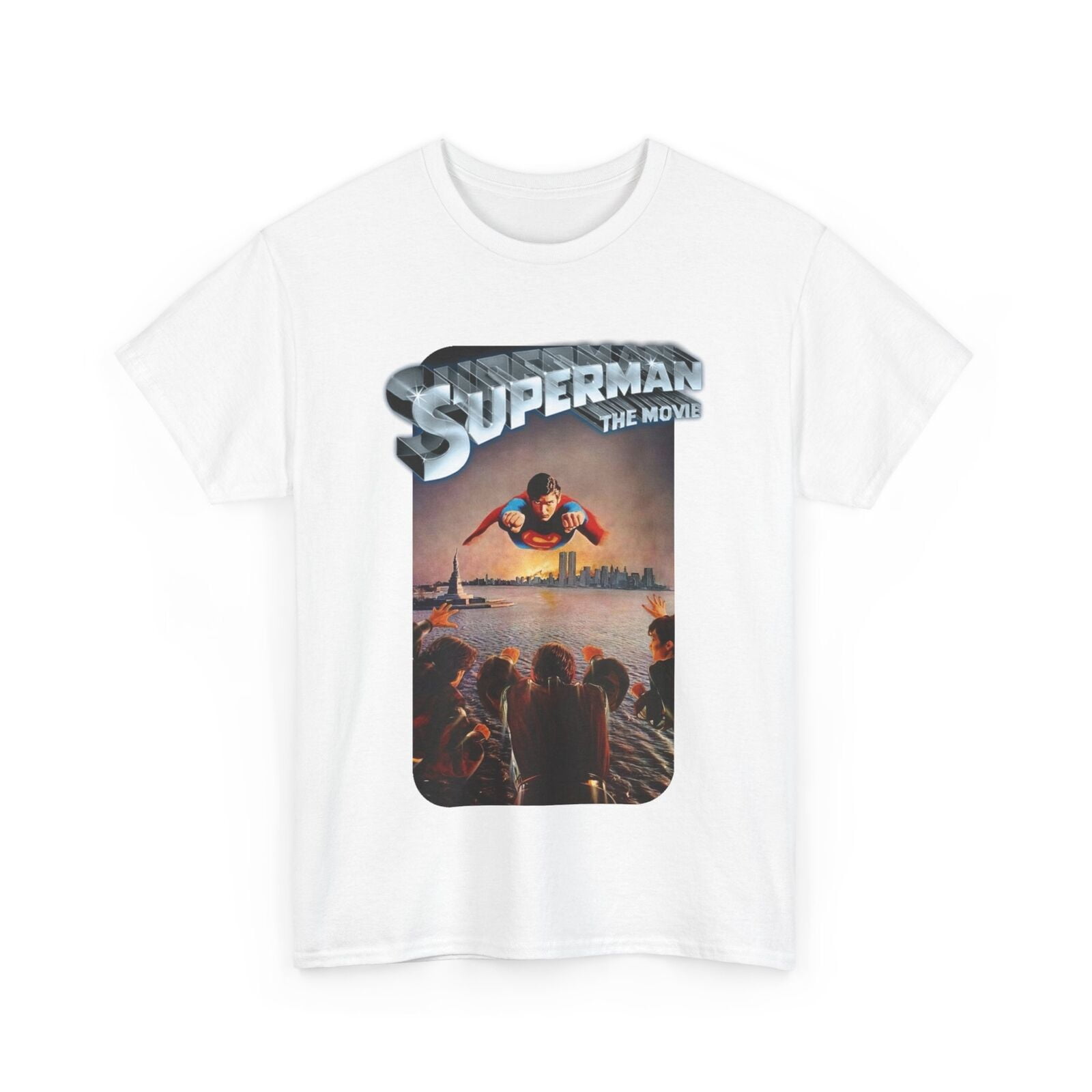Superman Movie T-Shirt - DC Comics - 1978 - Christopher Reeve - Vs ...
