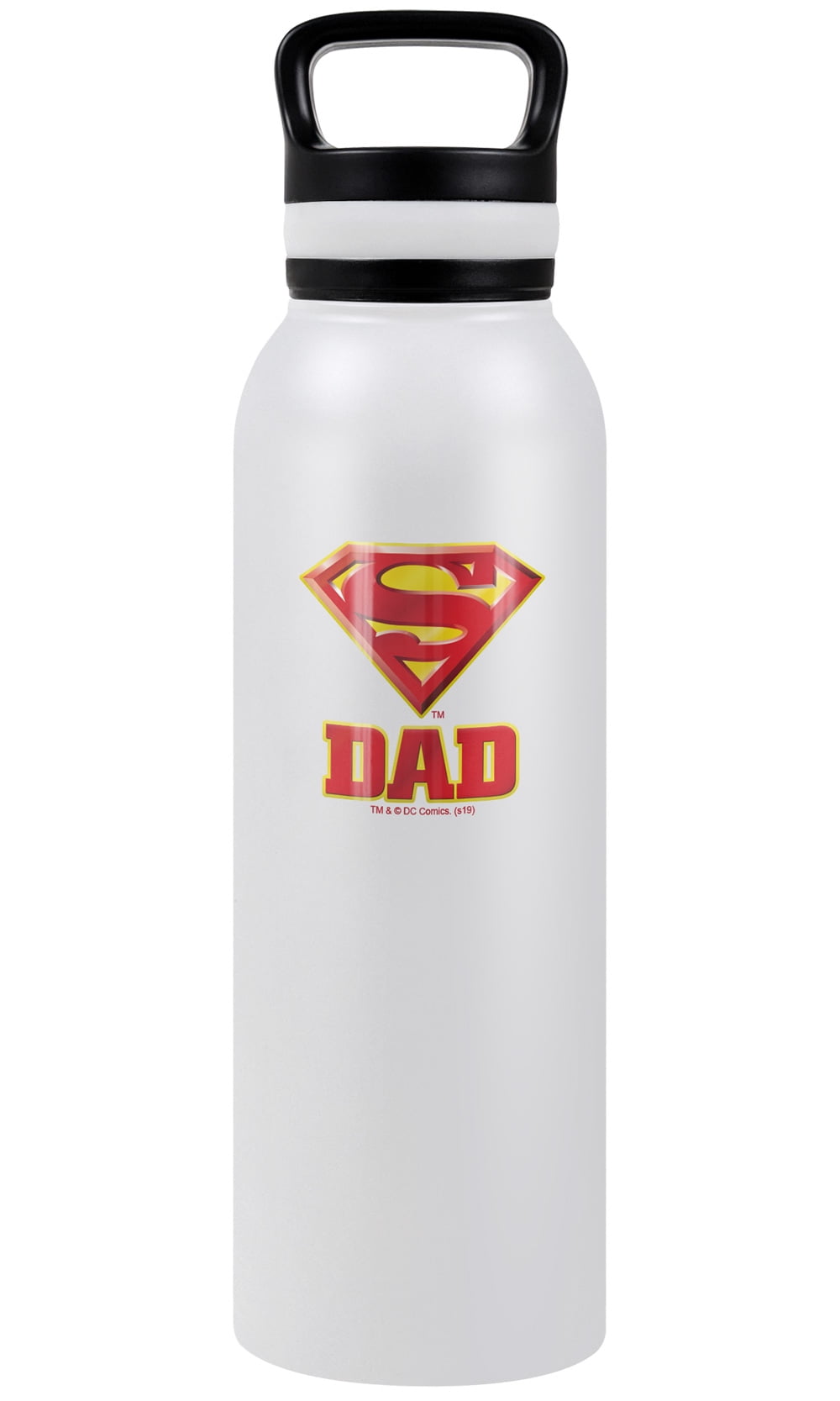 Superman Official Superman Super Dad Shield Logo Pattern 24 oz ...