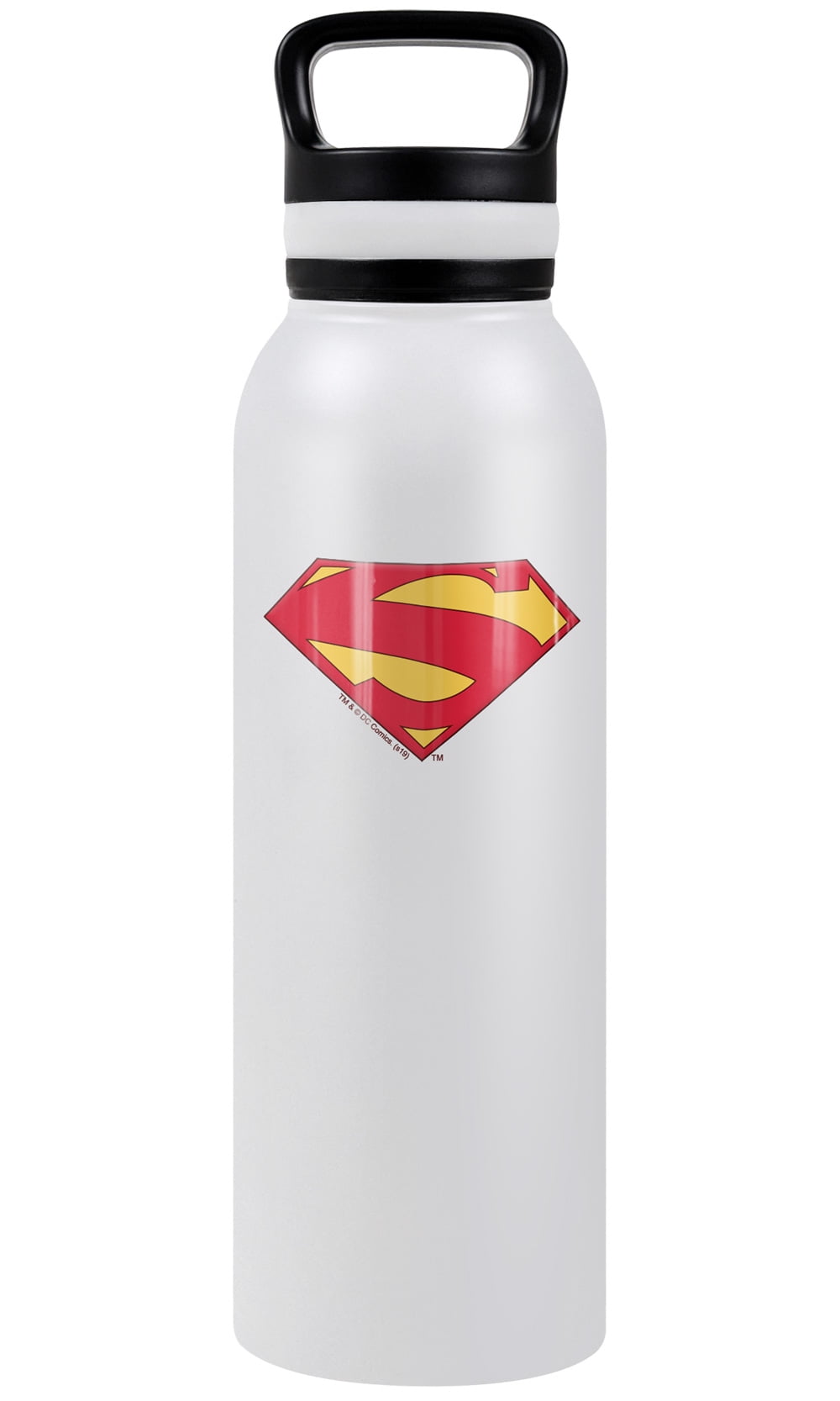 Superman Official Superman New 52 Shield Logo Pattern 24 oz Insulated ...