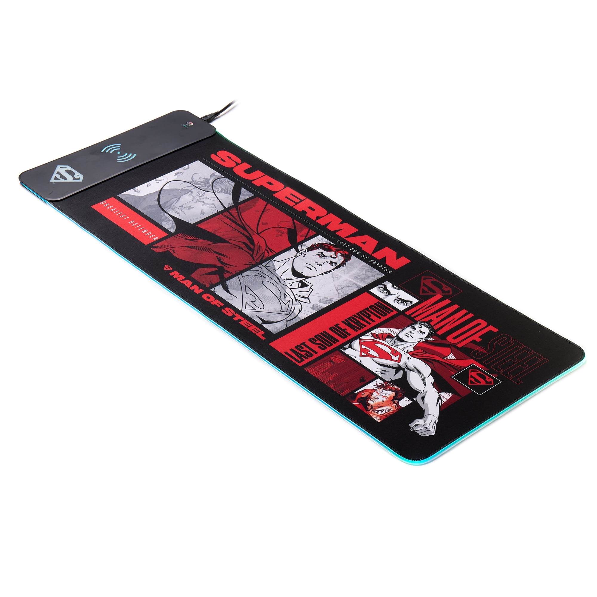 Superman - Oversize Gaming Mat & Mobile Charger - Walmart.com
