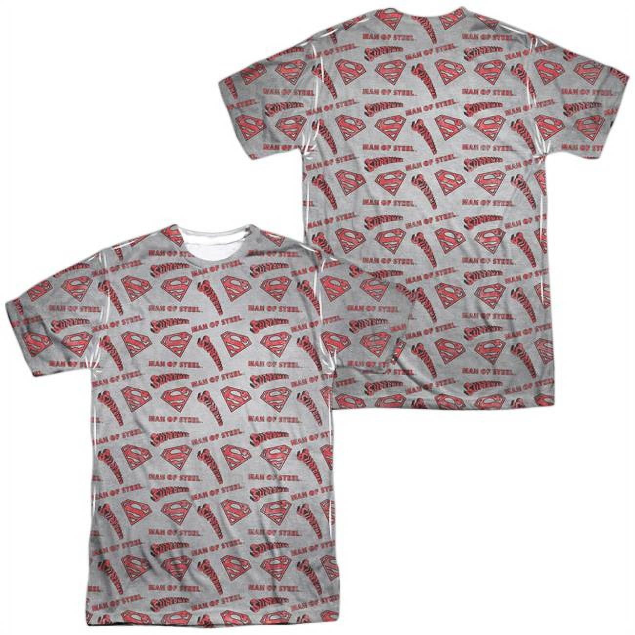 Superman Repeat Super (Front Back Print) Mens Sublimation Polyester ...