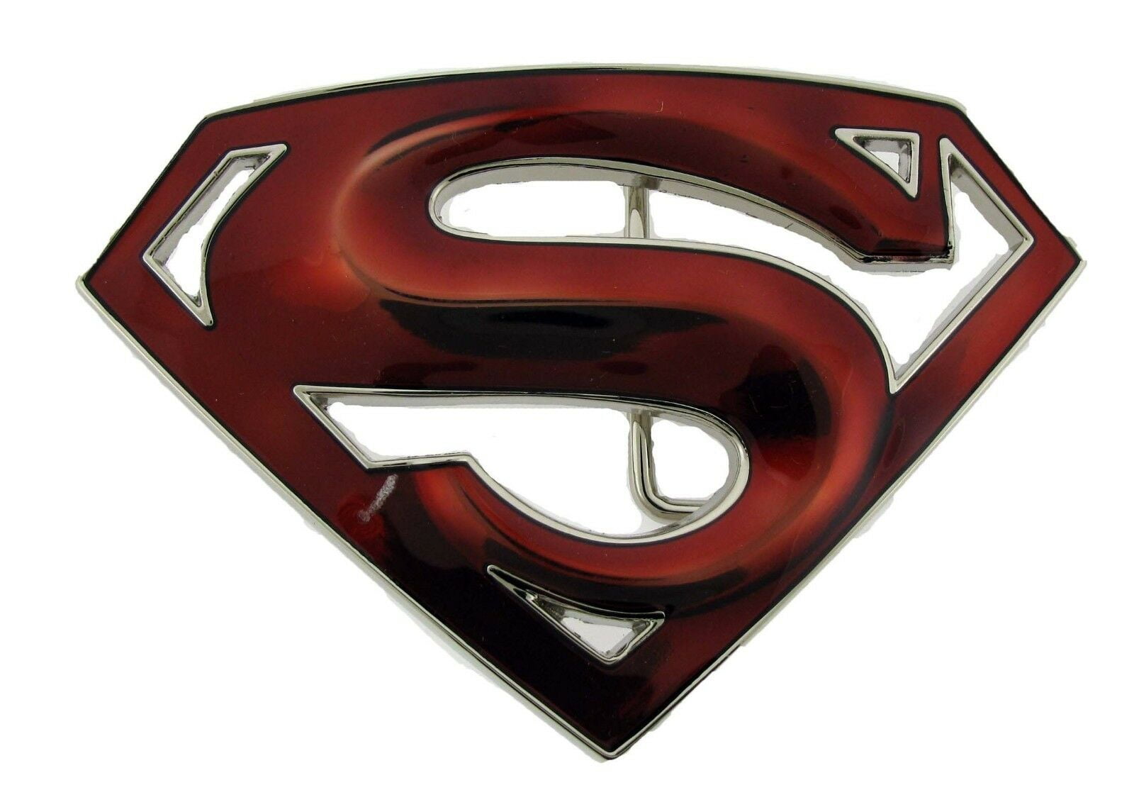 Superman Return Belt Buckle Red Shield Logo Western Cowboy Costume ...
