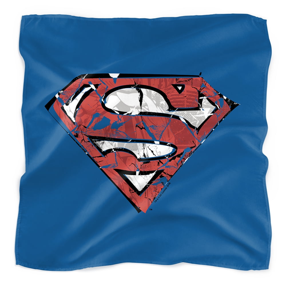 Superman Ripped and Shredded Bandana (21 in x 21 in) - Walmart.com
