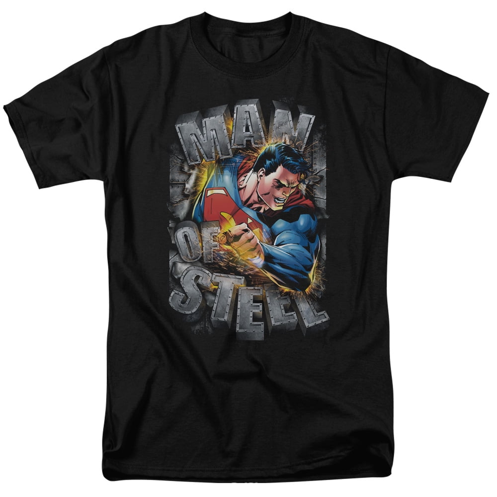 Superman Ripping Steel Officially Licensed Adult T Shirt - Walmart.com