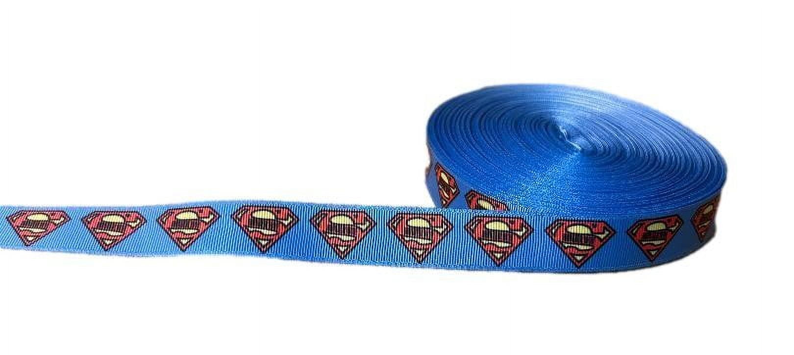 Superman S Logo 1" Wide 3 Yards Long Repeat Ribbon - Walmart.com