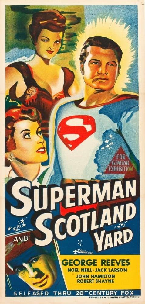 Superman In Scotland Yard Right: George Reeves On Poster Art 1954 Tm ...