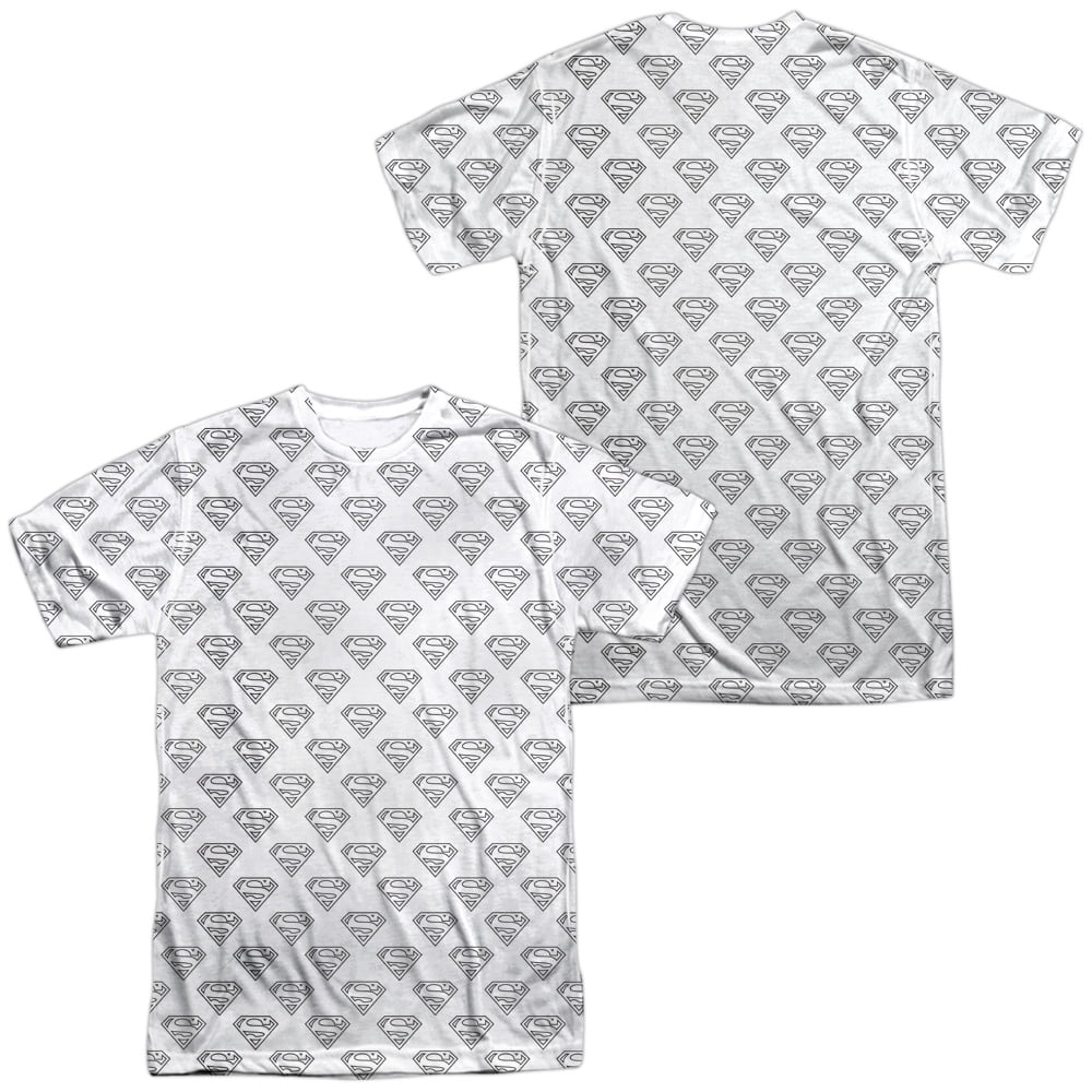 Superman Shields All Over Unisex Adult Sublimated Costume T Shirt ...
