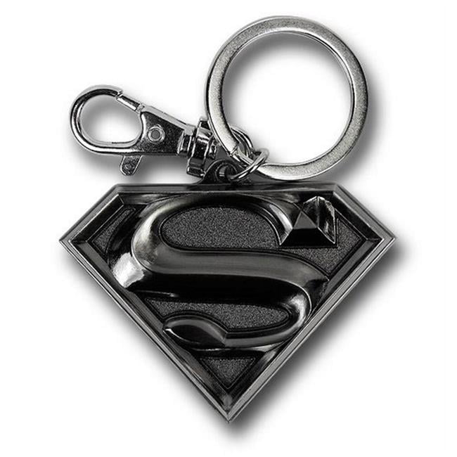 Superman Silver Symbol Pewter Keychain - Walmart.com