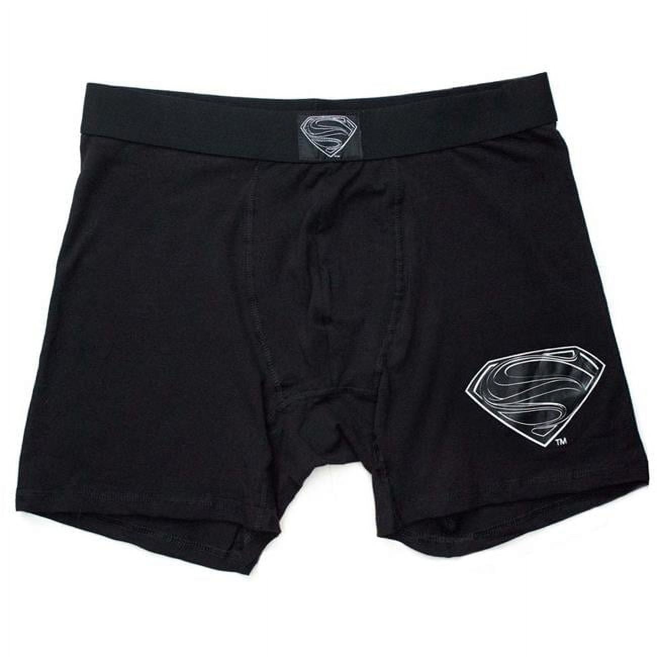 Superman -Small -28-30 Superman Men Black Suit Underwear Boxer Briefs ...