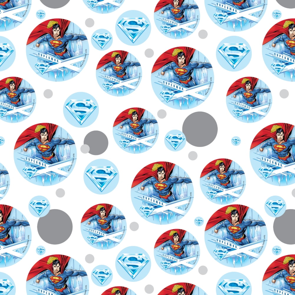 Superman Solitude Premium Gift Wrap Wrapping Paper Roll - Walmart.com
