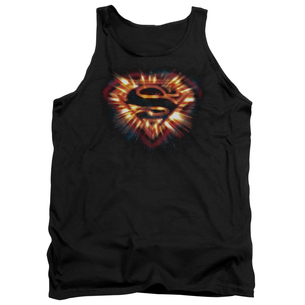 Superman Space Burst Shield Adult Tank Top Black - Walmart.com