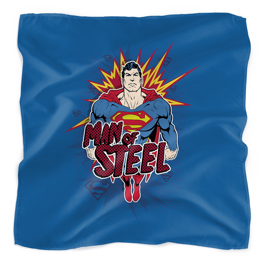 Superman Steel Pop Bandana (21 in x 21 in) - Walmart.com