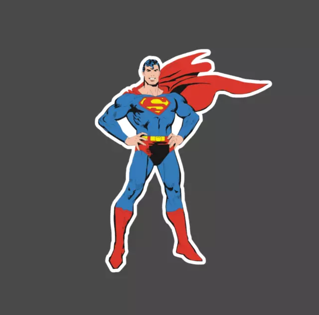 Superman Sticker Phone Decal Water Bottle Stickers Car Decals, Laptop ...