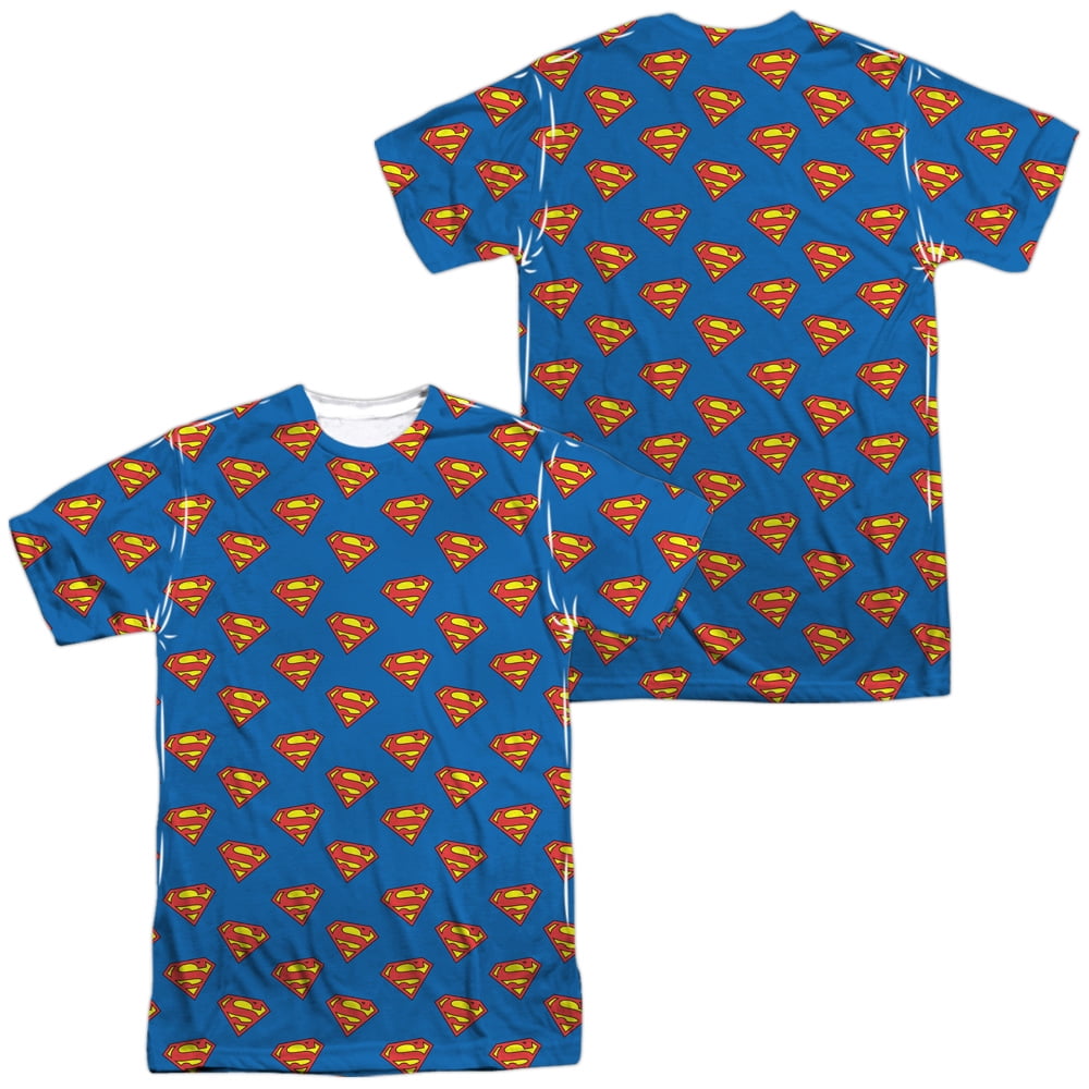Superman Super All Over Unisex Adult Sublimated Costume T Shirt (Front ...