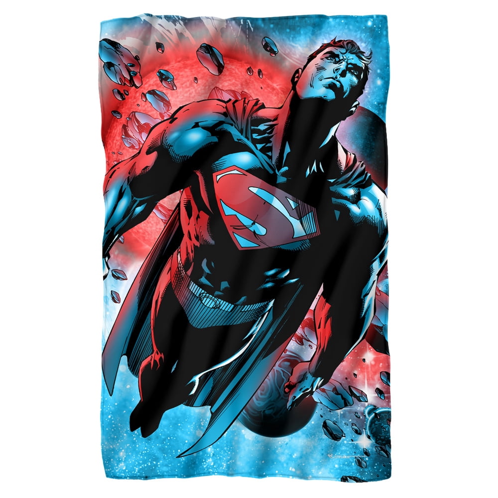 Superman Super Cosmos Officially Licensed Fleece Blanket 36' x 58 ...