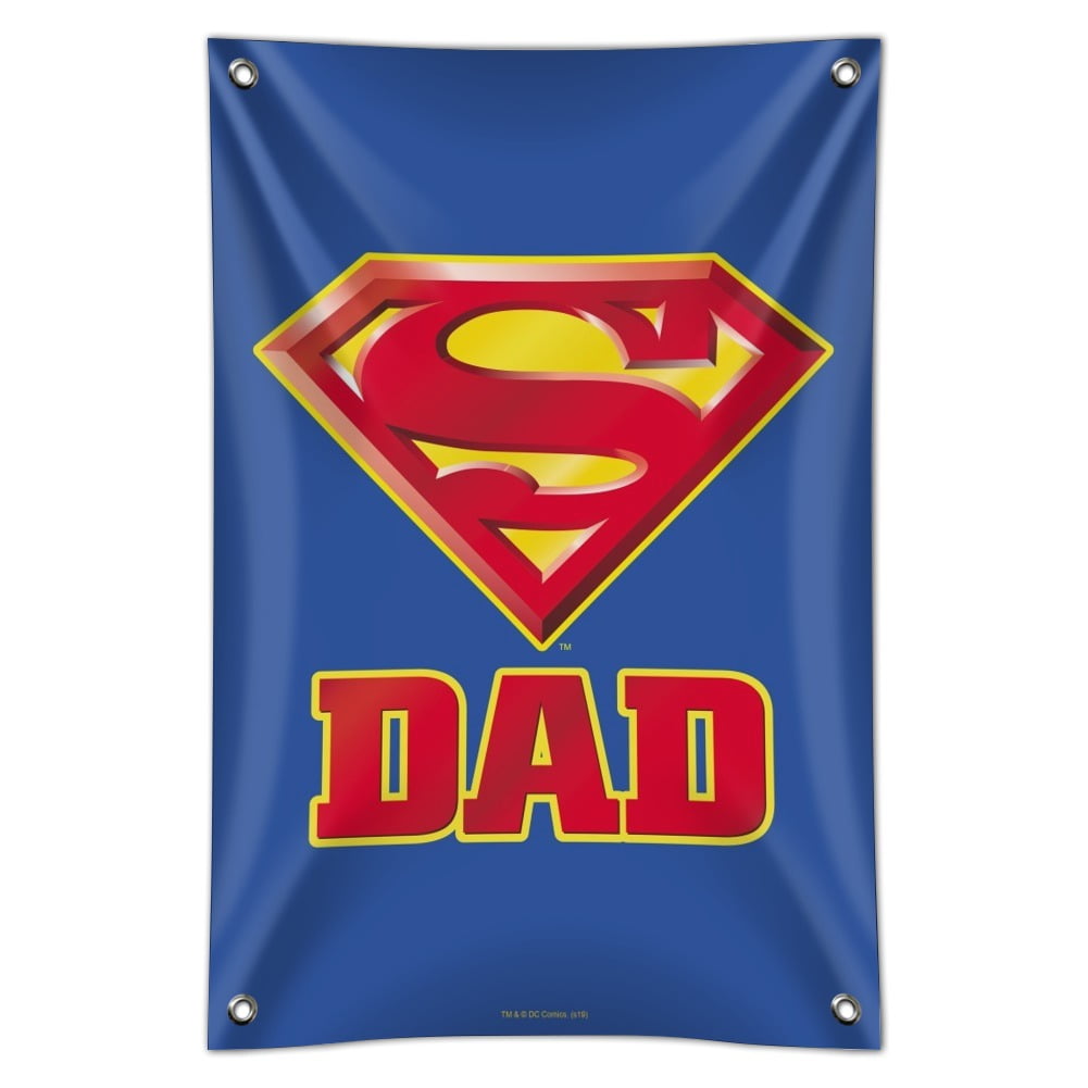 Superman Super Dad Shield Logo Home Business Office Sign - Walmart.com