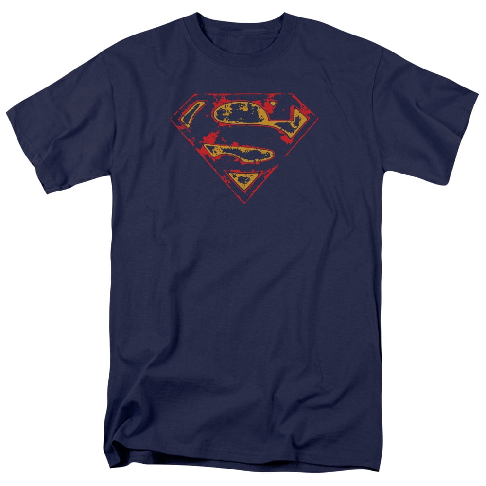 Superman Super Distressed Officially Licensed Adult T Shirt - Walmart.com