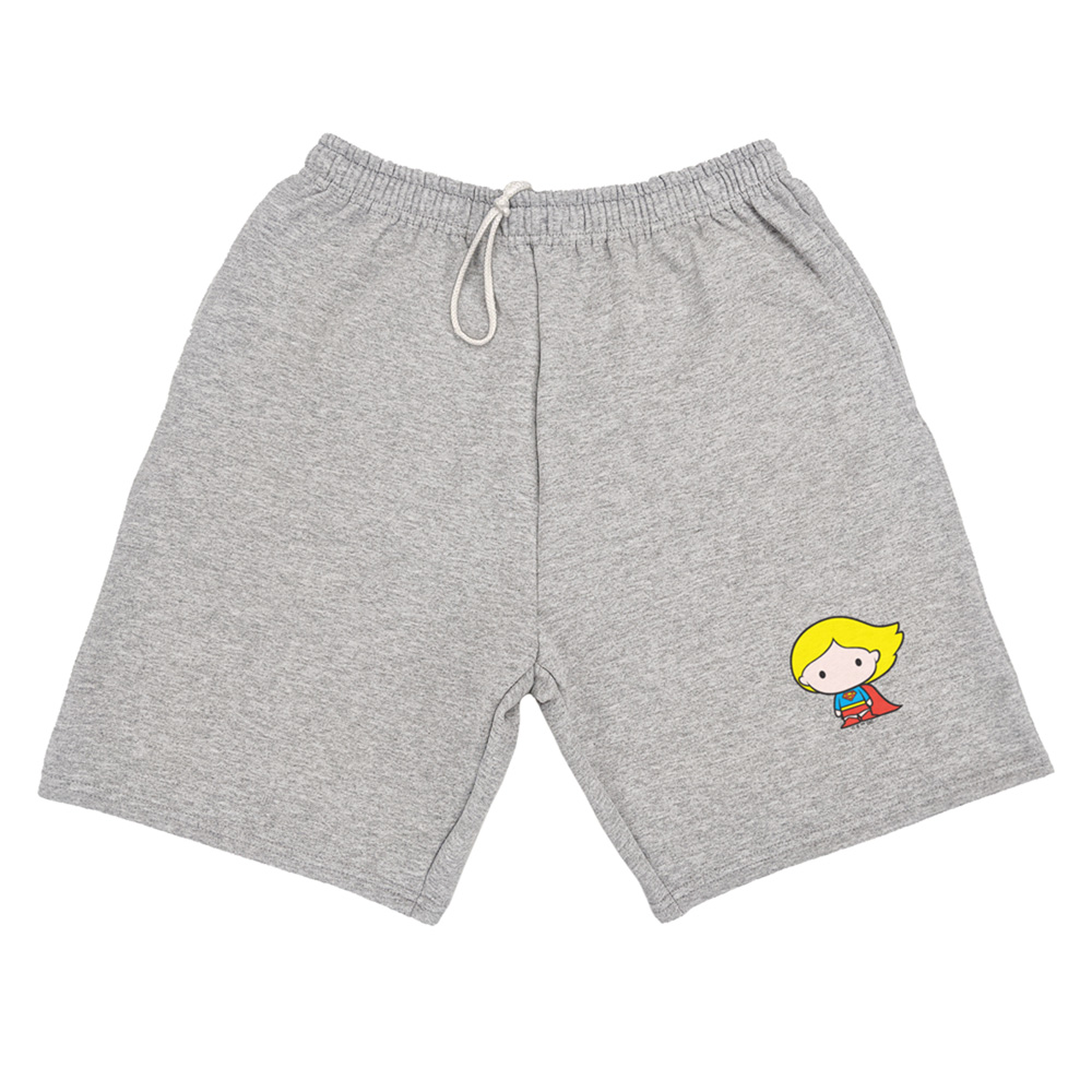 Superman Supergirl Cute Chibi Character Mens Sweat Shorts - Walmart.com